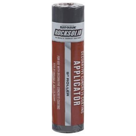 Rust Oleum RockSolid Concrete Coating Roller 9 Inch Smooth Coverage Strong Adhesion Walmart Com
