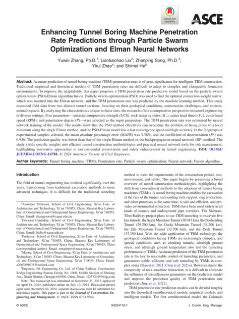 Zhang Et Al 2024 Enhancing Tunnel Boring Machine Penetration Rate