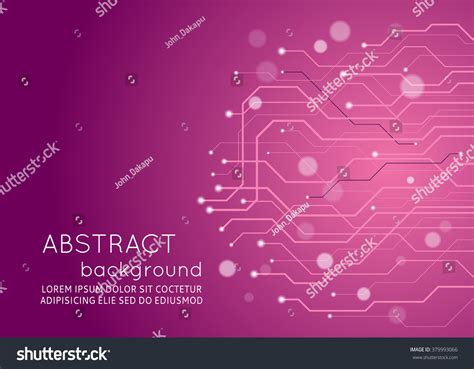 Abstract Technology Circuit Board Vector Background Stock Vector Royalty Free 379993066