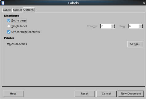 Addresss Labels English Ask Libreoffice