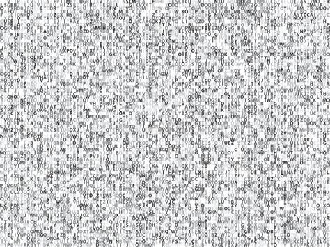 White Noise Texture Made With Letters Static Interference Grunge