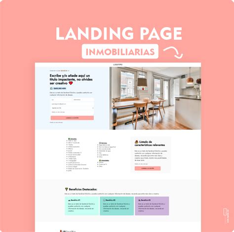 Fantastica Plantilla Landing Page Para Real State Inmobiliarias