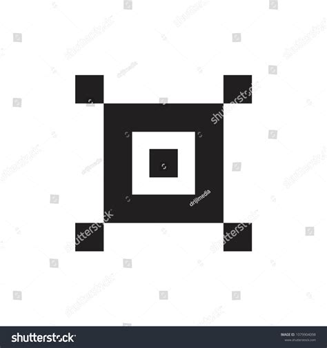 Black Square Logo Design Vector Stock Vector Royalty Free 1079904098