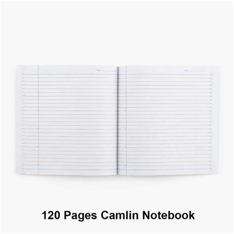 Laminated Paper Cover Glue Bound 120 Pages Camlin Notebook At ₹ 29