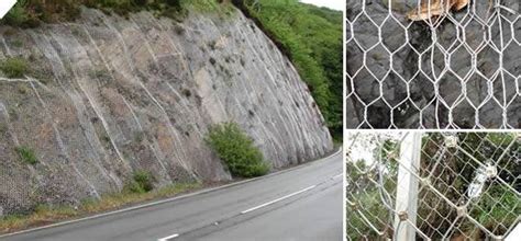 Rockfall Netting Used By Catch Wall Or Curtain Mesh The Rock