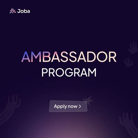 🌟 Join Our Ambassador Program🌟 We Are Seeking Enthusiastic And Joba