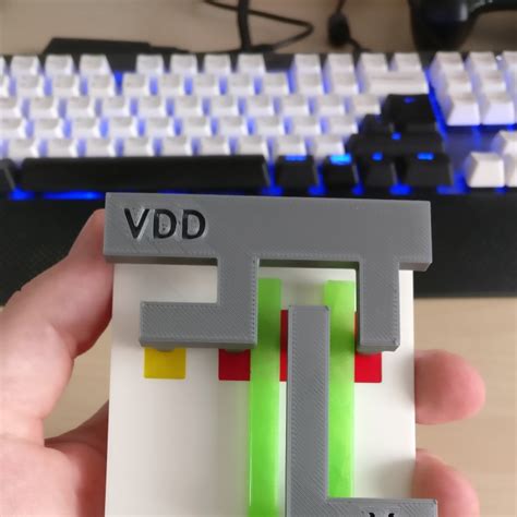 D Printable CMOS NAND Gate Transistor Model By Steffen Roskamp