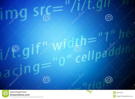 Screens With Program Web Code Monitor Background Stock Image Image Of Frame Blue 15518119