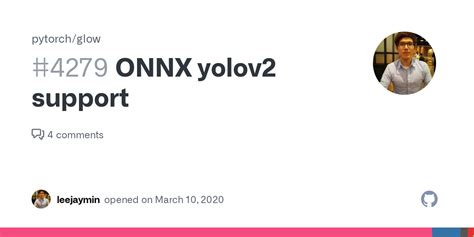 ONNX Yolov Support Issue Pytorch Glow GitHub