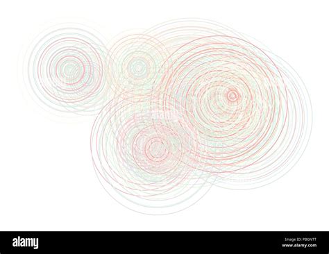 Abstract Geometric Background With Shape Of Circles Bubbles Sphere Or Ellipses Pattern Vector
