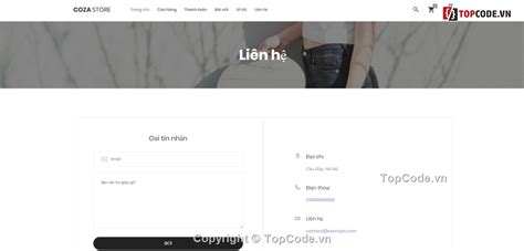 website thời trang quần áo html css js bootstrap responsive