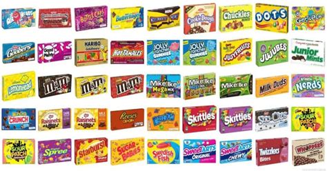 Movie Theater Candy Popular Snacks Snack History