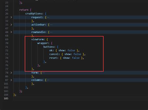 去除查看弹窗的按钮，但是编辑和添加弹窗不受影响 django vue admin 社区
