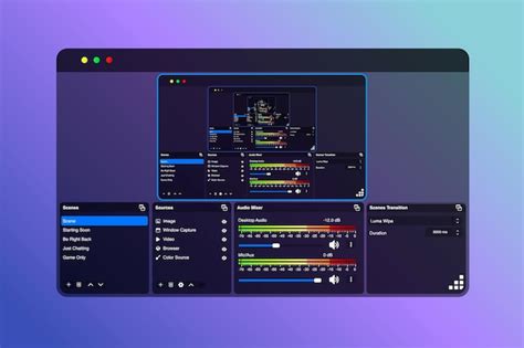 Premium Vector Software For Video Recording And Live Streaming