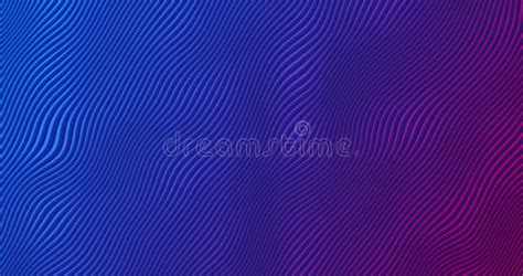 Abstract Gradient Neon Background With Wave Animation Texture Stock