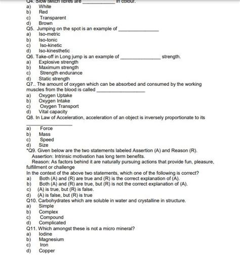 Check Cbse Class 12 Physical Education Sample Paper And Solutions Here