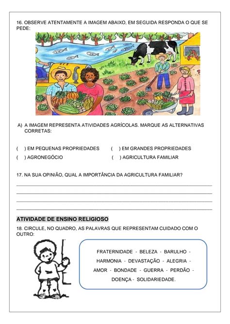 A Arte De Educar Atividades 3º Ano