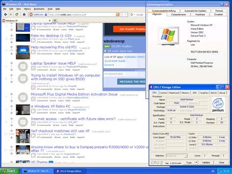 Browsing Reddit On A 30 Year Old Pentium 100 Running Windows Xp R Windowsxp