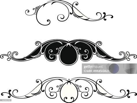 Decorative Scroll Elements High Res Vector Graphic Getty Images