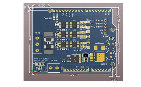 1pcs Simplefoc Shield Simplefoc Bldc Motor Controller For Foc Bldc Motor Controller Board For