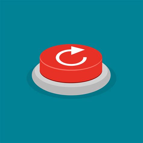 Play The Refresh Button The Idea Of Starting Over 42118532 Vector Art At Vecteezy