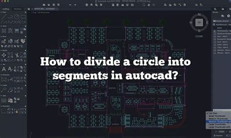 How To Divide A Circle Into Segments In Autocad Caddikt