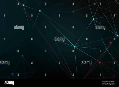 Abstract Digital Grid Vector Black Background Stock Vector Image And Art Alamy