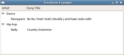 GtkSharp TreeView Tutorial Mono