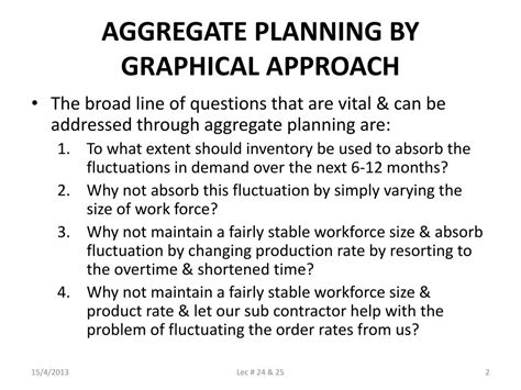 Ppt Aggregate Planning By Graphical Approach Powerpoint Presentation Id 3630469