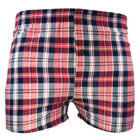 3 6 12 Mens Woven Check Boxer Shorts Cotton Rich Underwear Briefs Short