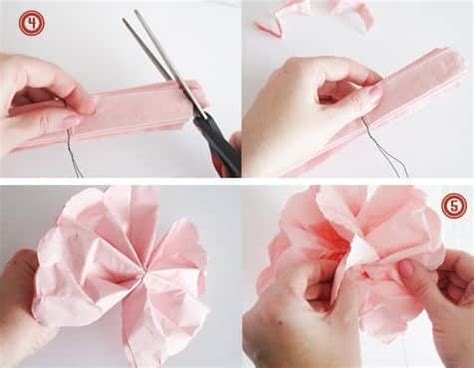Como Fazer Flor De Papel De Seda