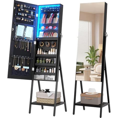 3 Leds Mirror Jewelry Cabinet 604 Jewelry Mirror Full Length