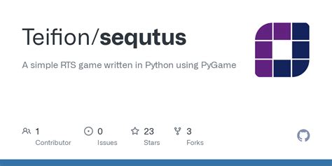 Github Teifionsequtus A Simple Rts Game Written In Python Using Pygame