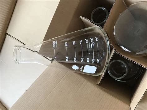 Laboratory Glassware Narrow Wide Conical Glass Shake Borosilicate