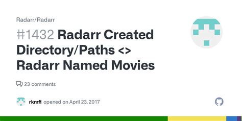 Radarr Created Directory Paths Radarr Named Movies Issue Radarr Radarr Github