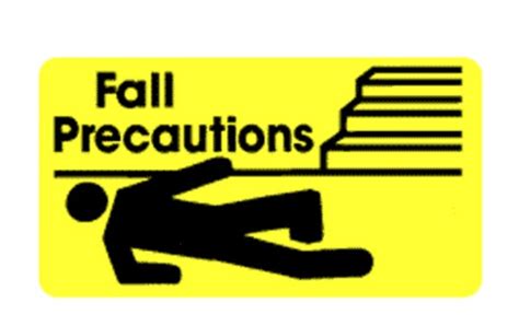 Chart Label Fall Precautions