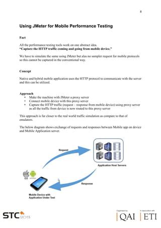 Mobile Apps Performance Testing Using Open Source Tool JMeter PDF