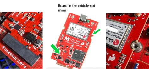 Missing Components On Sparkfun Micro Mod Lte Gnss Function Board Sara R Cellular
