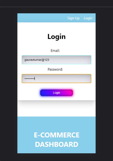 Github Royalyadav E Commerce Dashboard This Is The Code Of A E Commerce Dashboard Where
