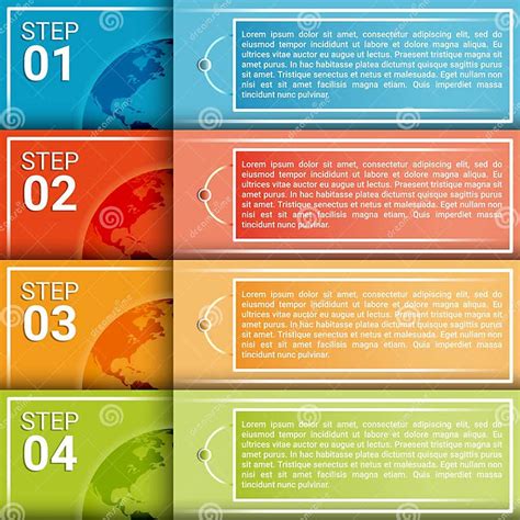 Rectangle Infographic Business Template 4 Steps And Essentials For