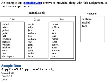 solved write a python 3 program p6 py under ubuntu
