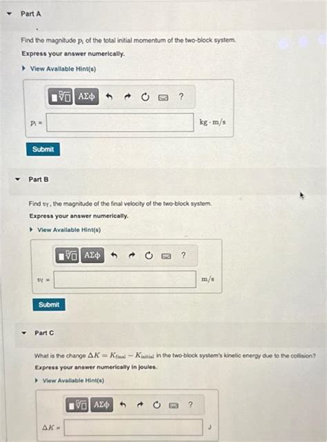 Solved Block 1 Of Mass M1 5 50 Kg Moves Along A