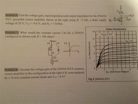 solved find the voltage gain input impedance and output