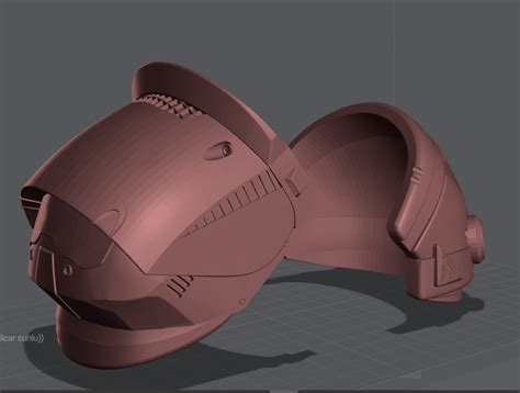 Stl File Nms Armored Shoulder Pads Chest Piece・3d Print Design To Download・cults