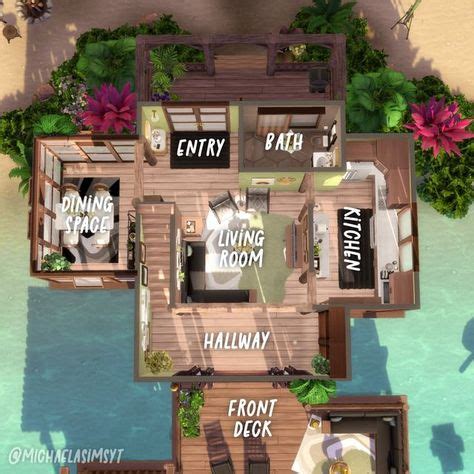 Sims 4 Beach House Layout