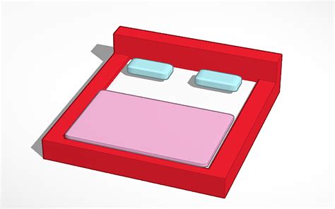 3d Design Bed Tinkercad