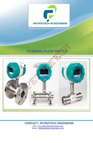 Stainless Steel SS Turbine Flow Meter For Industrial Model Name Number REVA At