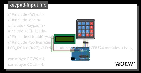 Keypad O Copy Wokwi Esp32 Stm32 Arduino Simulator