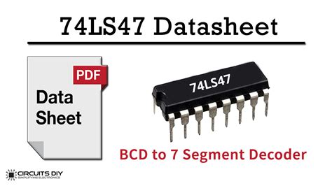 LS BCD To Segment Display Decoder IC Datasheet