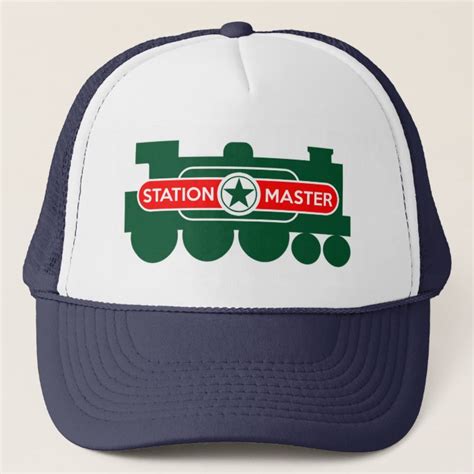Station Masters Railway Train Trucker Hat Au